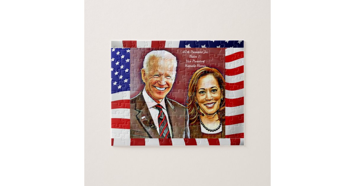 Joe Biden & Kamala Harris_ Jigsaw Puzzle | Zazzle