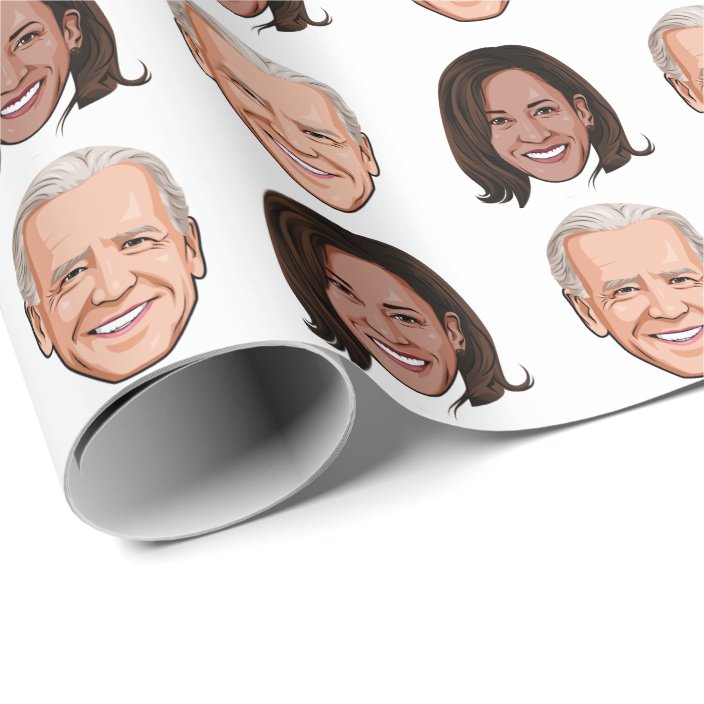 Joe Biden & Kamala Harris Wrapping Paper | Zazzle.com