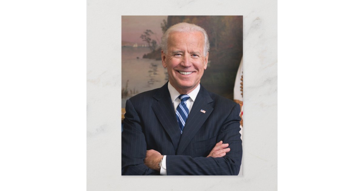 Joe Biden Official Presidential Portrait Postcard | Zazzle