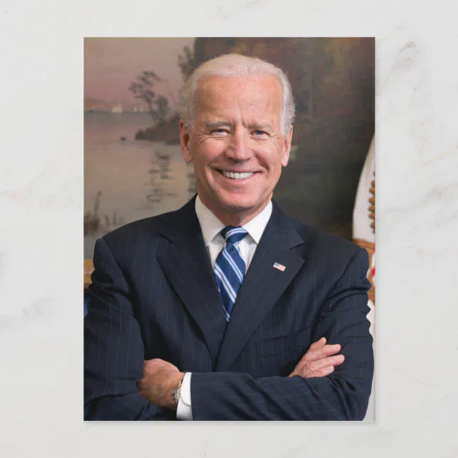 Joe Biden Official Presidential Portrait Postcard | Zazzle