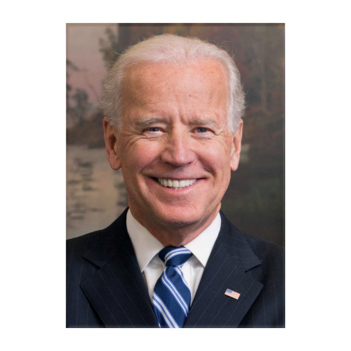 Joe Biden Portrait Photo Acrylic Print | Zazzle.com