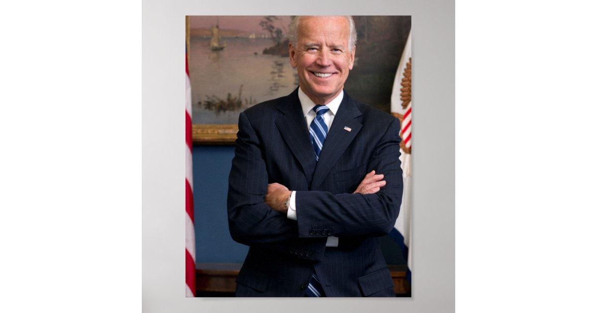 Joe Biden Portrait Poster | Zazzle