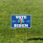 Joe Biden Portrait "Vote Biden" Sign | Zazzle