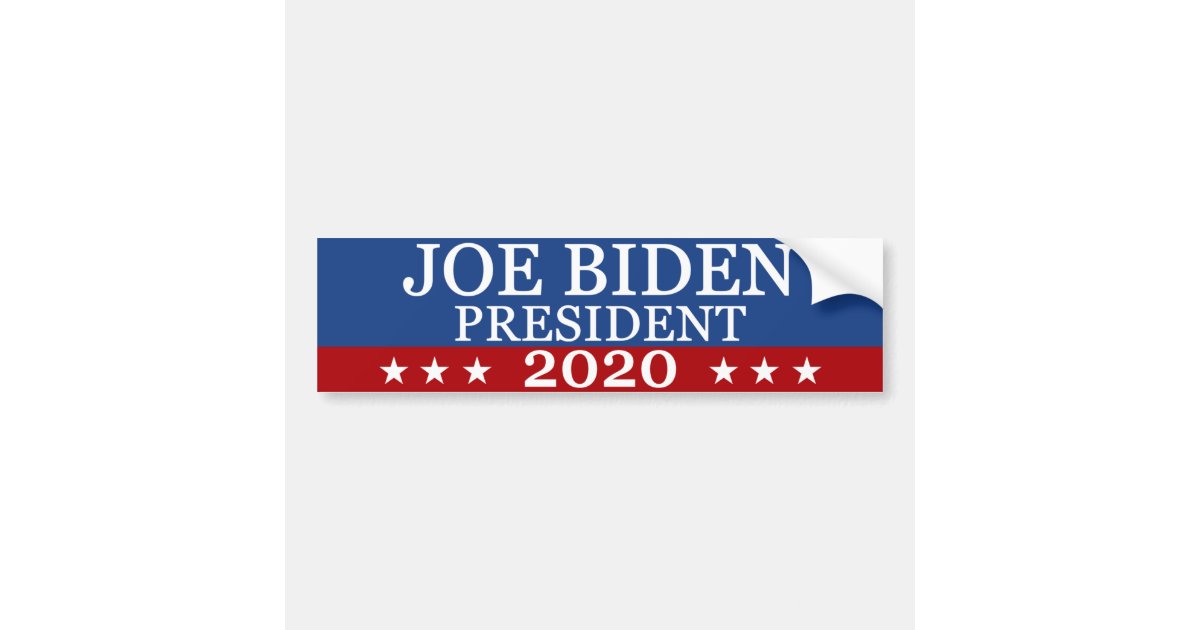 Joe Biden President 2020 Bumper Sticker | Zazzle