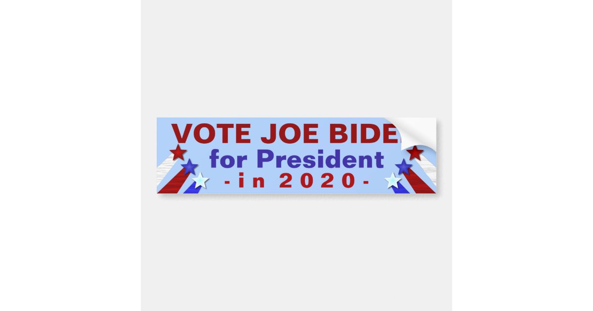 Joe Biden President 2020 Election Democrat Bumper Sticker Zazzle