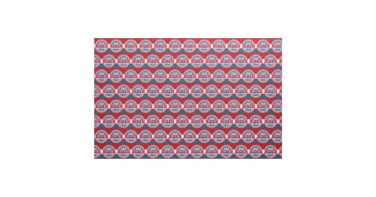 Joe Biden President 2020 Fabric | Zazzle