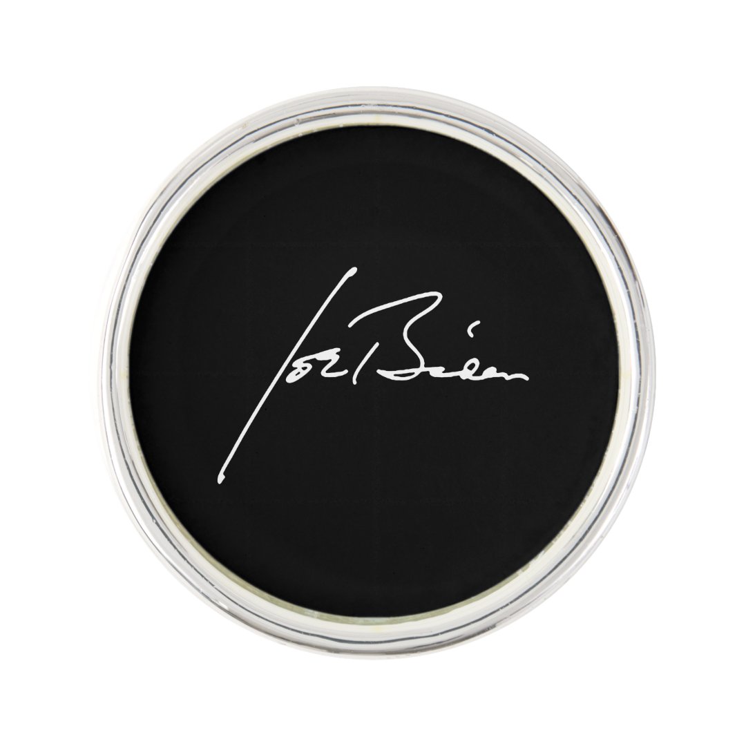 JOE BIDEN Signature Lapel Pin | Zazzle