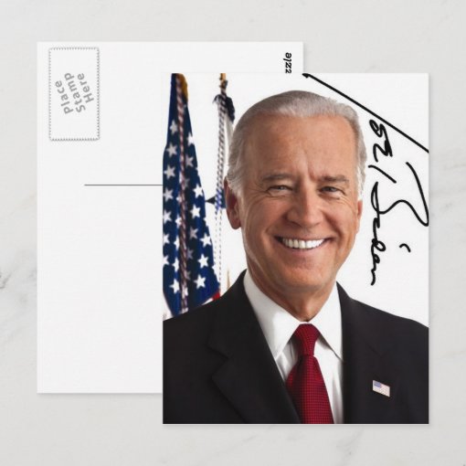 Joe Biden Signature Postcard | Zazzle