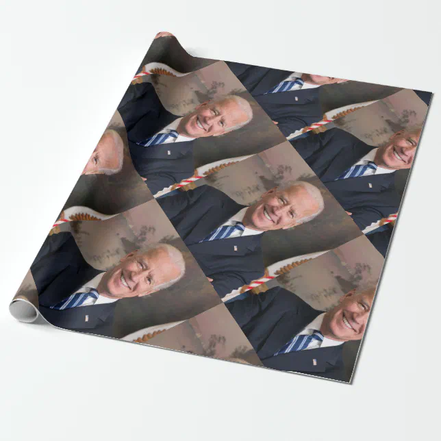 Joe Biden wrapping paper | Zazzle