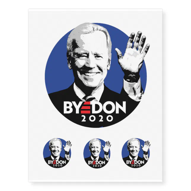 JOE BYE DON TEMPORARY TATTOOS | Zazzle