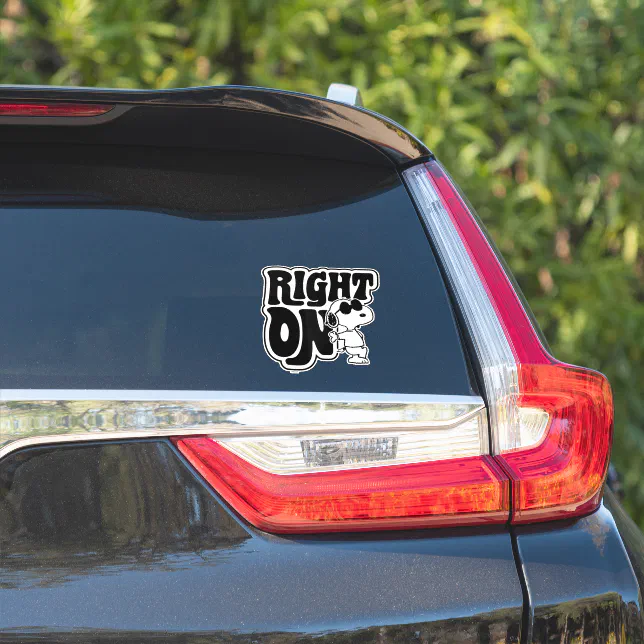 Joe Cool - Right On Sticker | Zazzle
