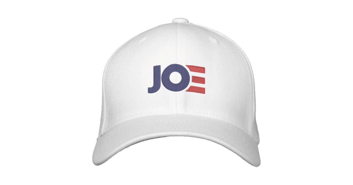 JOE EMBROIDERED BASEBALL CAP | Zazzle