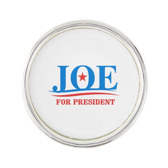 JOE for President Lapel Pin | Zazzle.com