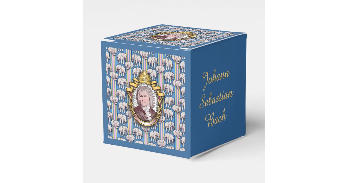 Johann Sebastian BACH Favor Boxes | Zazzle