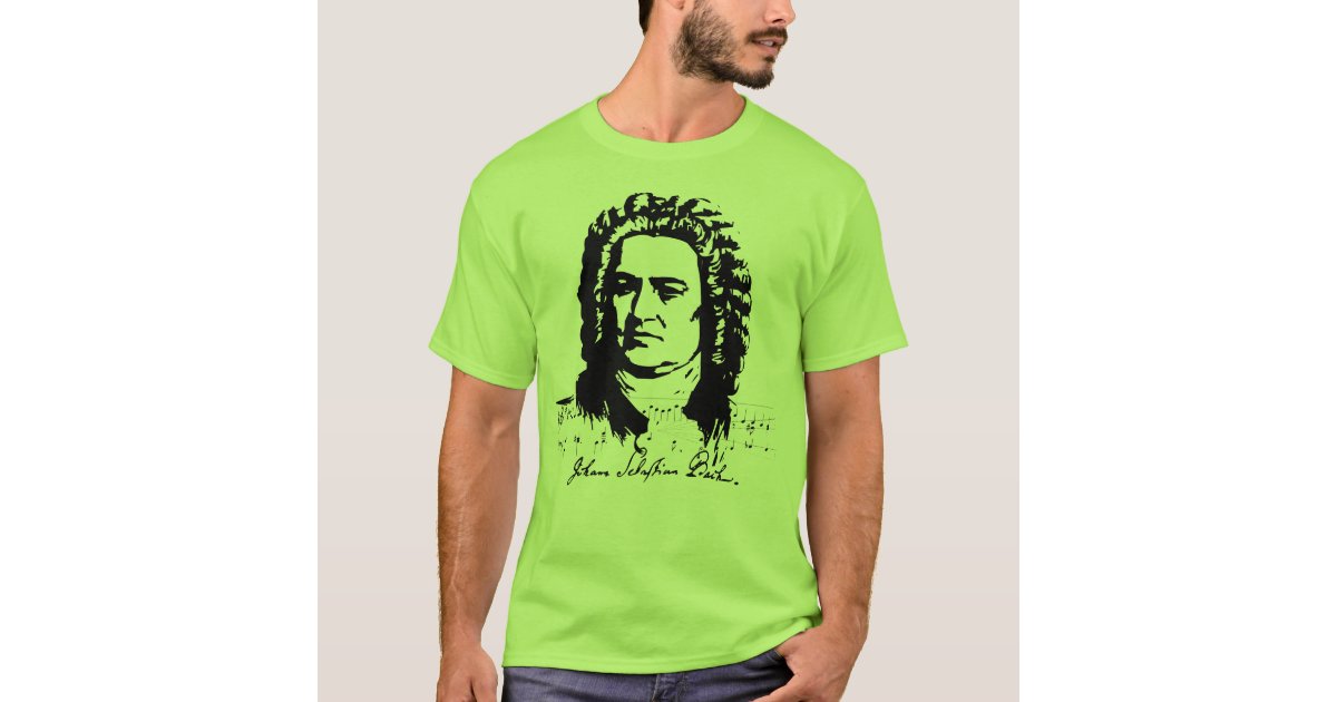 JOHANN SEBASTIAN BACH T-Shirt | Zazzle