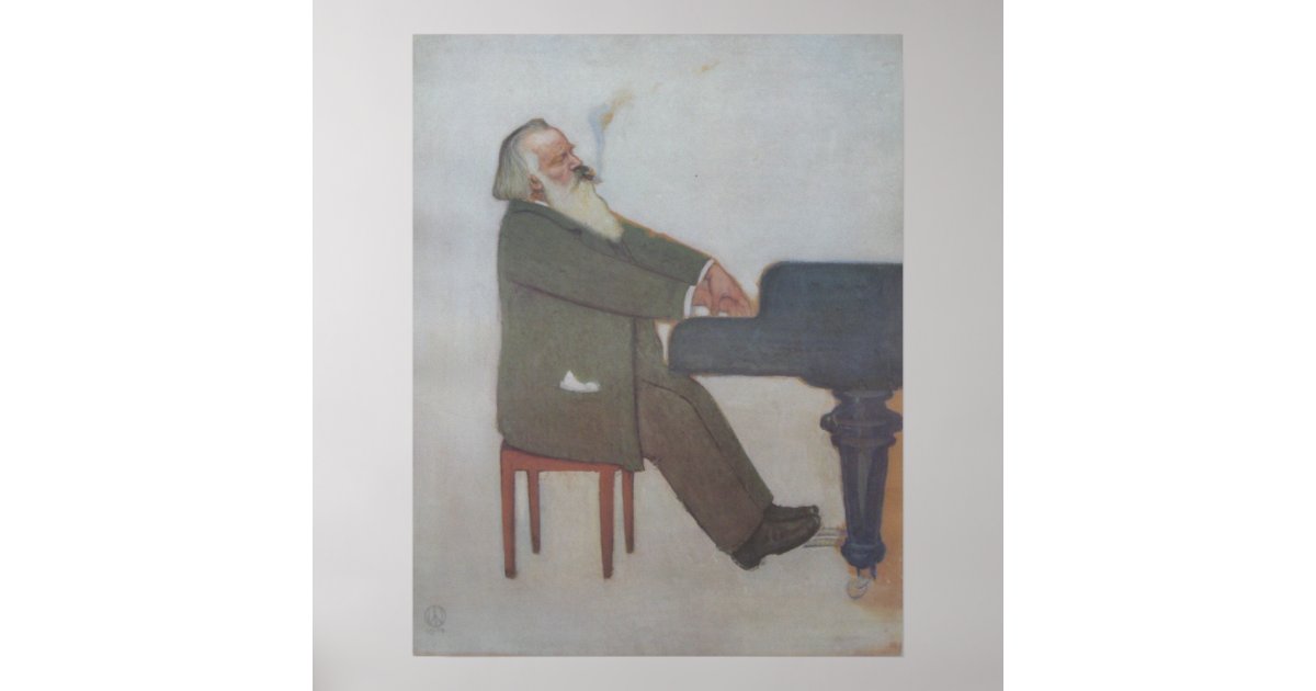 Johannes Brahms Poster | Zazzle