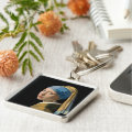 Johannes Vermeer - Girl with a Pearl Earring Keychain | Zazzle