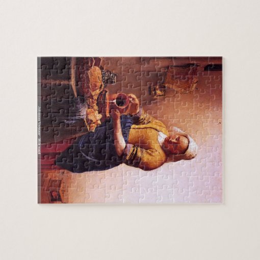 Johannes Vermeer - Milk maid puzzle | Zazzle