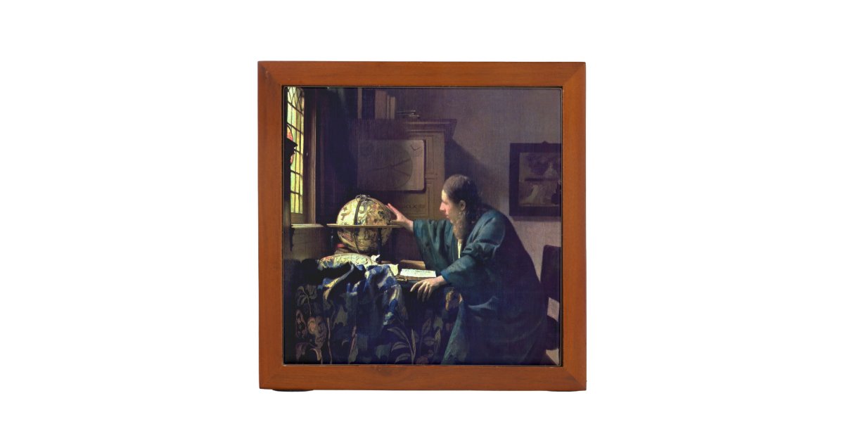 Johannes Vermeer - The Astronomer Desk Organizer | Zazzle