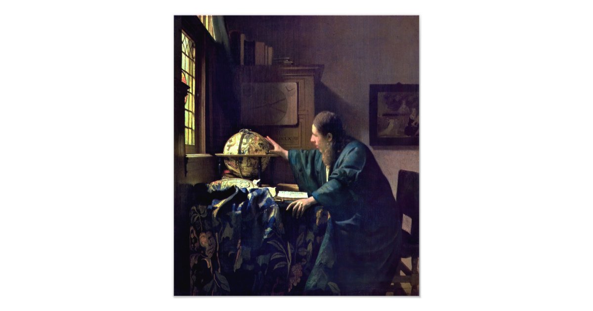 Johannes Vermeer - The Astronomer Photo Print | Zazzle