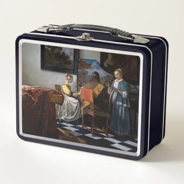 Johannes Vermeer - The Concert Metal Lunch Box | Zazzle