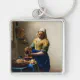 Johannes Vermeer - The Milkmaid Keychain | Zazzle
