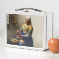 Johannes Vermeer - The Milkmaid Metal Lunch Box | Zazzle
