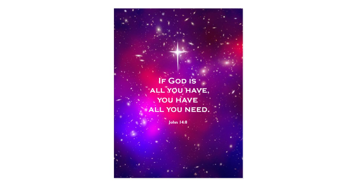 John 14:8 postcard | Zazzle.com