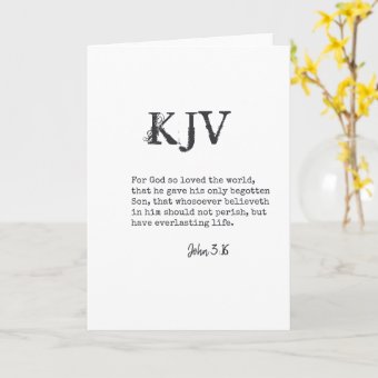 John 3:16 Bible Quote - Can be Customized Card | Zazzle