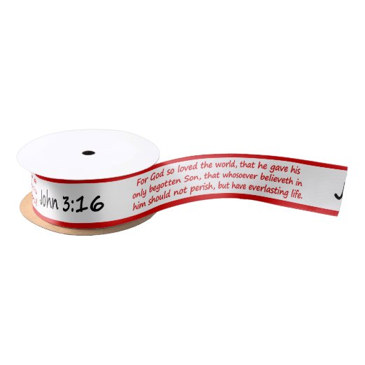Bible Verse Ribbon | Zazzle