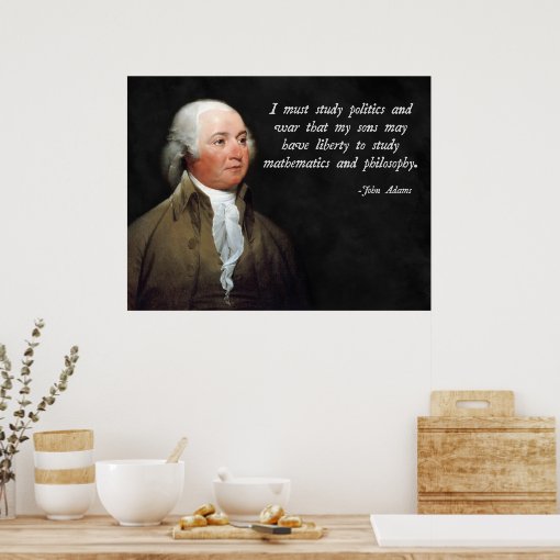 John Adams Quote Poster | Zazzle