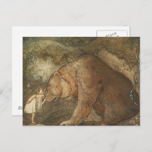 John Bauer - Poor Little Basse Postcard | Zazzle