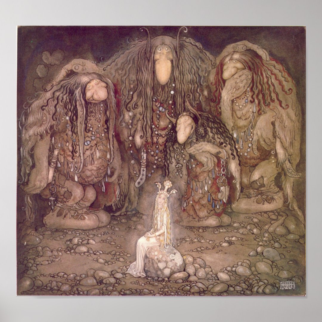 John Bauer - Trolls Poster | Zazzle