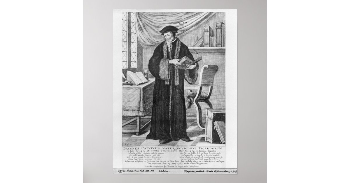 John Calvin Poster | Zazzle