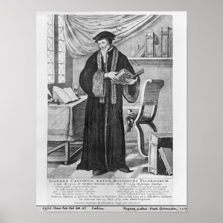 John Calvin Poster | Zazzle