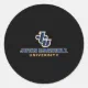 John Carroll Blue Streaks Jcu Icon Classic Round Sticker | Zazzle