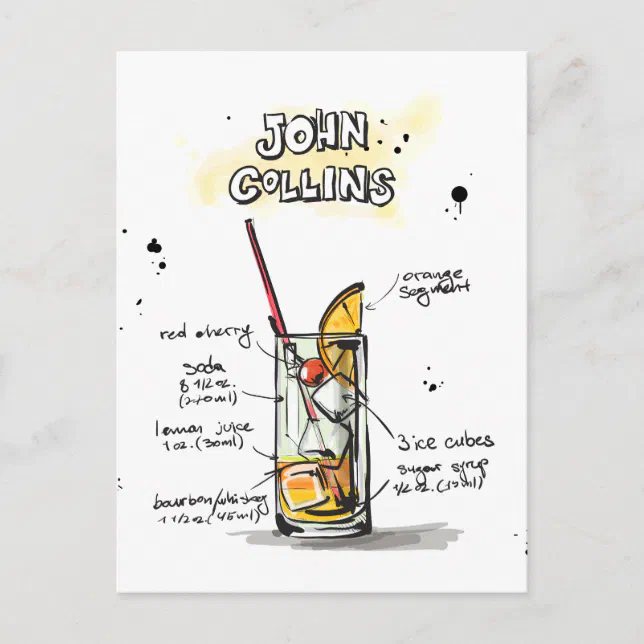 John Collins Postcard | Zazzle