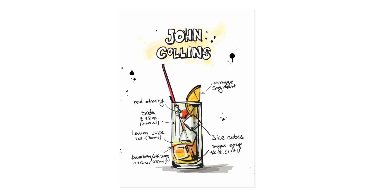 John Collins Postcard | Zazzle.com