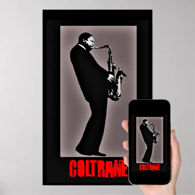 John Coltrane Jazz Poster | Zazzle