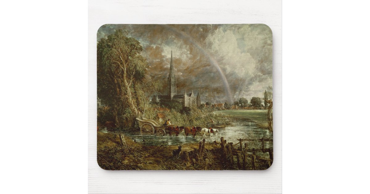 John Constable | Salisbury Cathedral From the Mead Mouse Pad | Zazzle