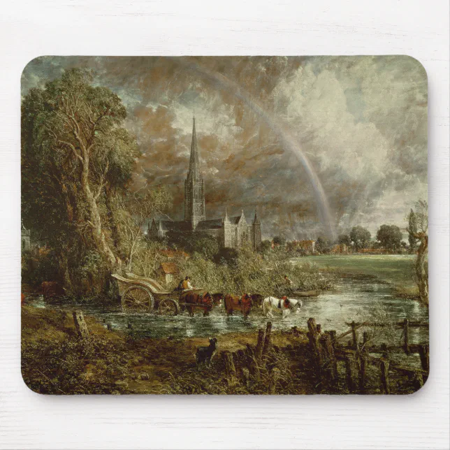 John Constable | Salisbury Cathedral From the Mead Mouse Pad | Zazzle