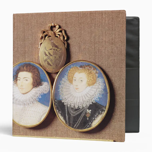 John Croker and his wife Frances 3 Ring Binder | Zazzle