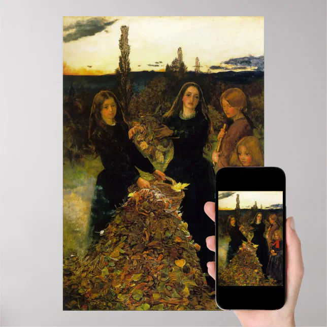John Everett Millais Autumn Leaves Poster | Zazzle