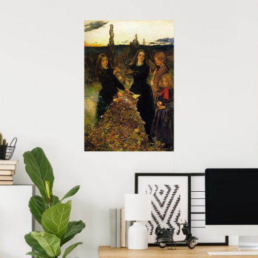 John Everett Millais Autumn Leaves Poster | Zazzle