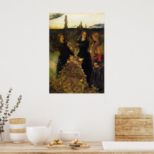 John Everett Millais Autumn Leaves Poster | Zazzle
