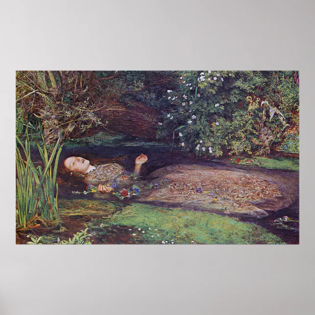 John Everett Millais Ophelia Poster | Zazzle