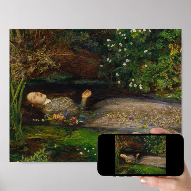 John Everett Millais - Ophelia Poster | Zazzle