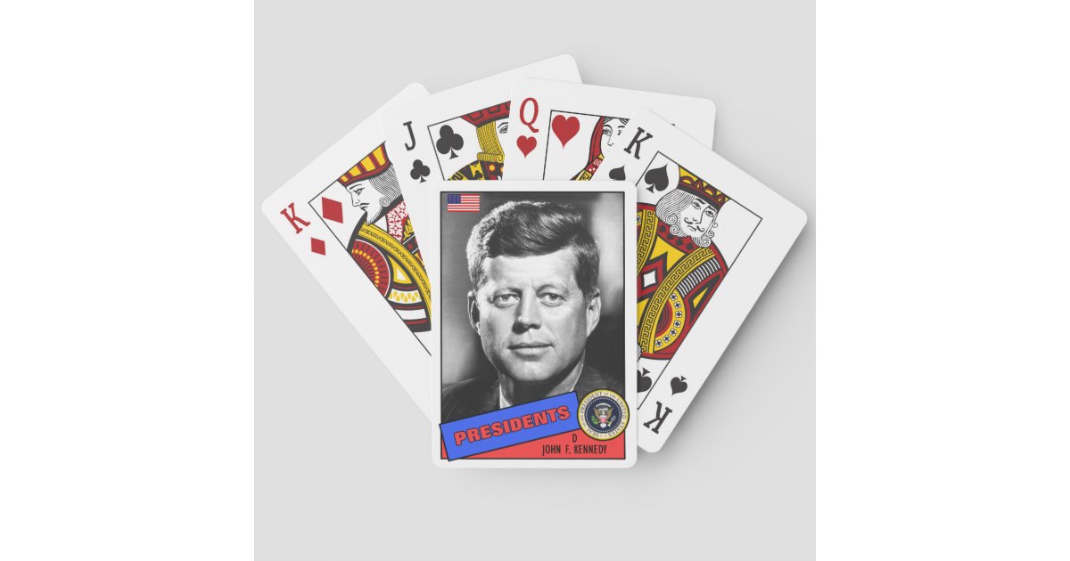 John F. Kennedy Baseball Card | Zazzle