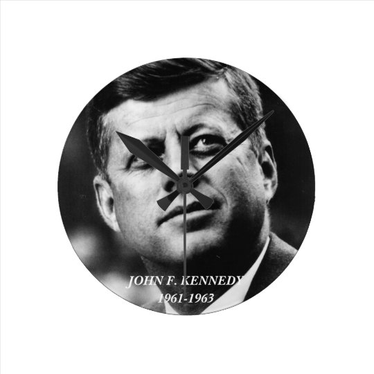 John F Kennedy clock | Zazzle.com