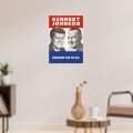 John F. Kennedy & Lyndon B Johnson 1960's Campaign Poster | Zazzle